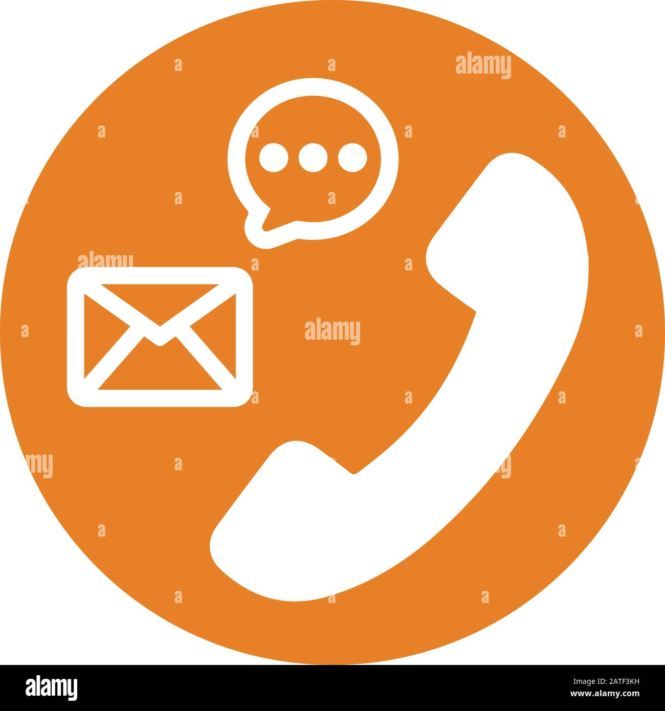 Well organized and fully editable Call, customer support, assistance ...