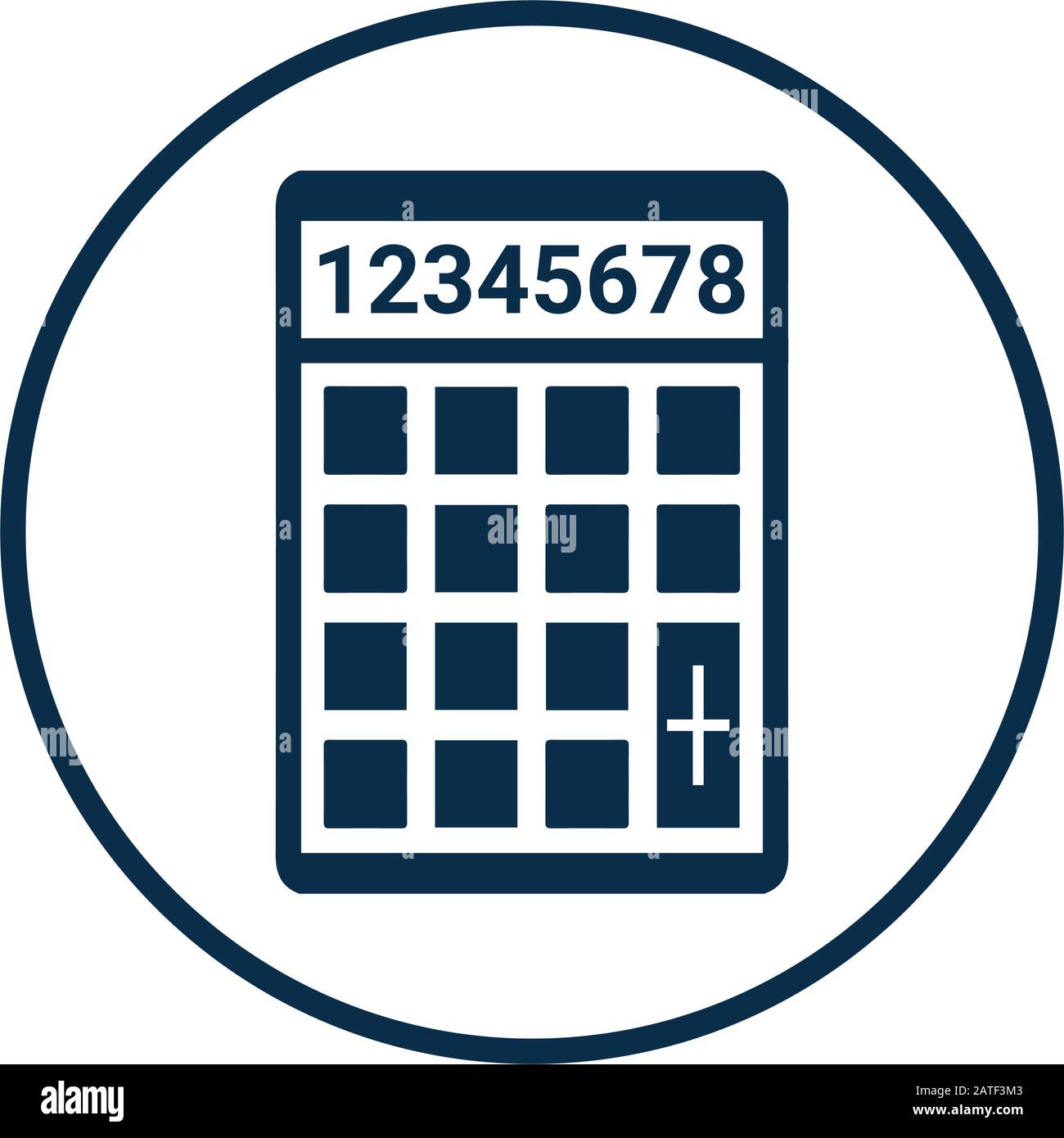 Fully editable Calculator vector icon, digital calculate machine for ...