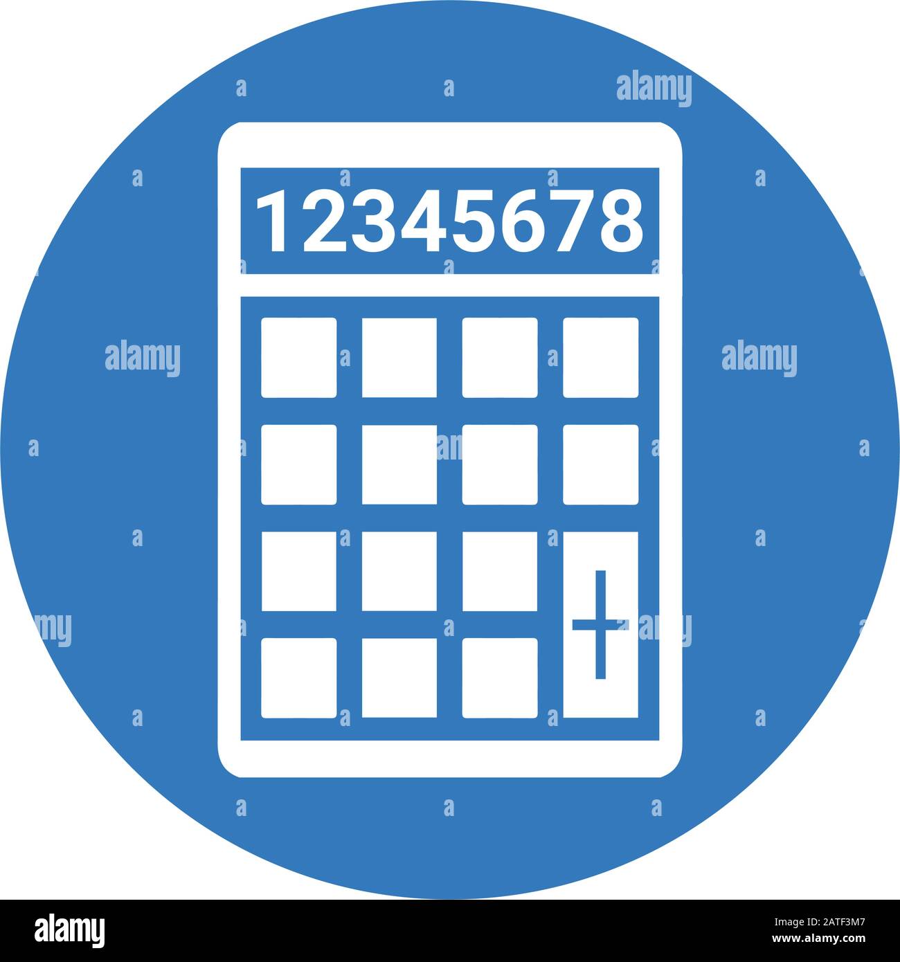Fully editable Calculator vector icon, digital calculate machine for ...