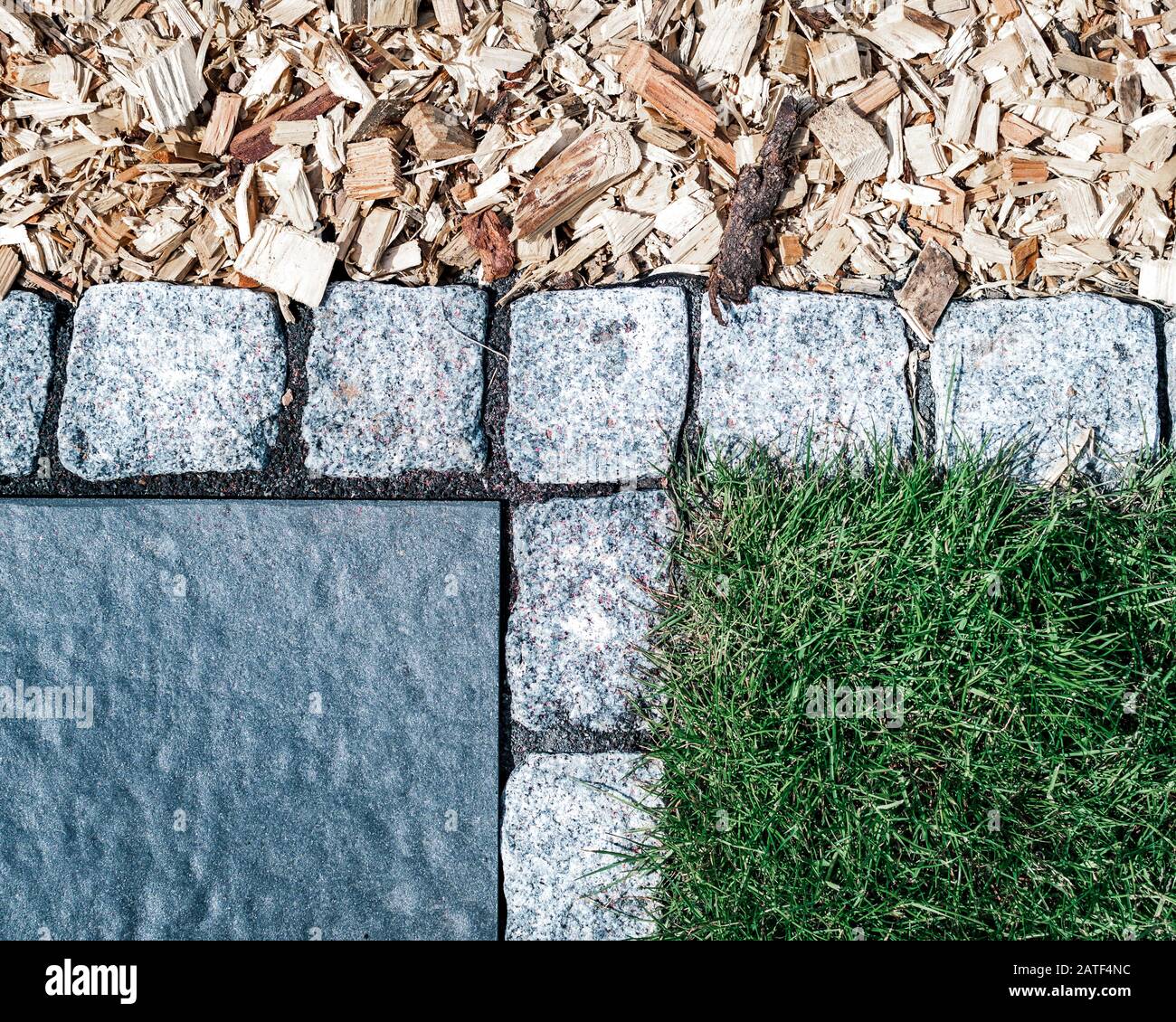 Rough cobblestone pavement moss texture hi-res stock photography and ...