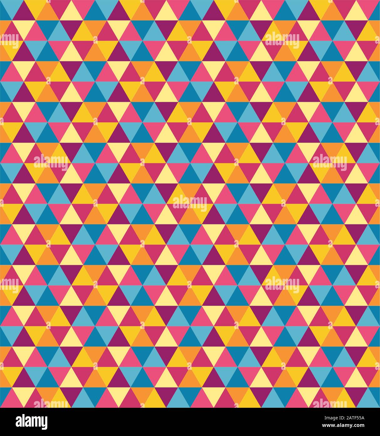 Seamless colorful carnival triangle texture Stock Vector Image & Art ...