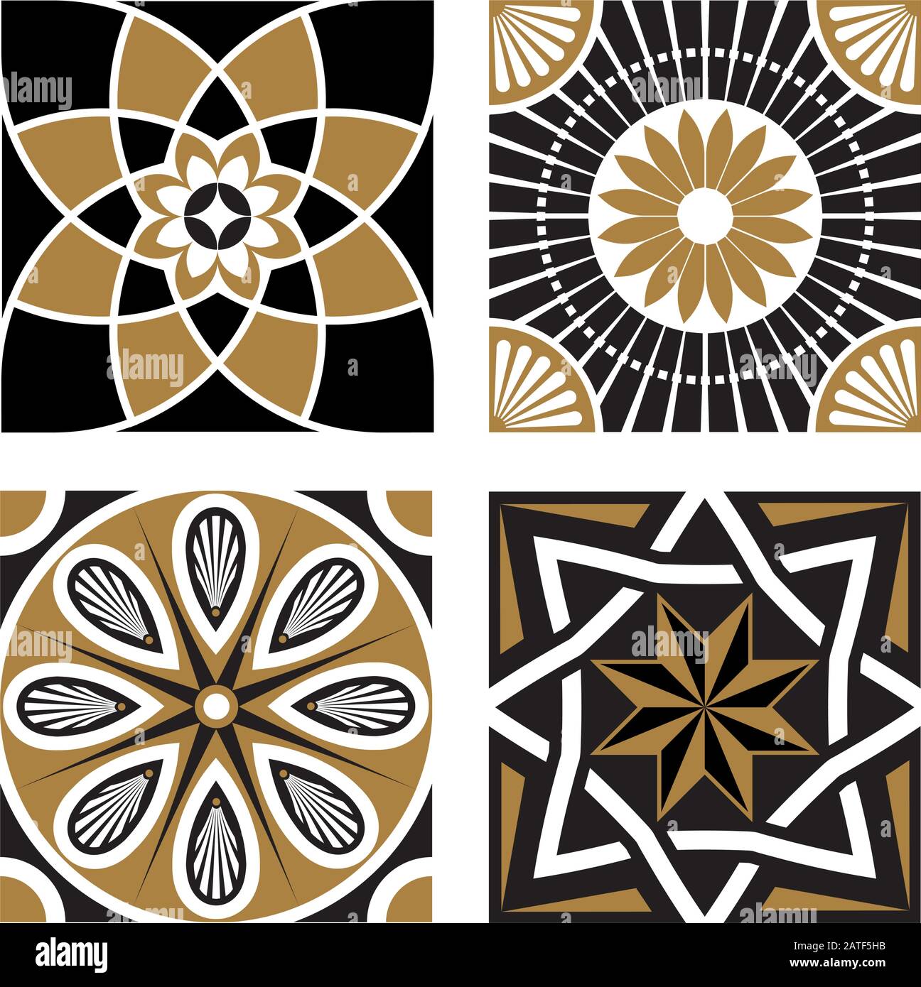 Vintage Ornamental Patterns Stock Vector Image & Art - Alamy