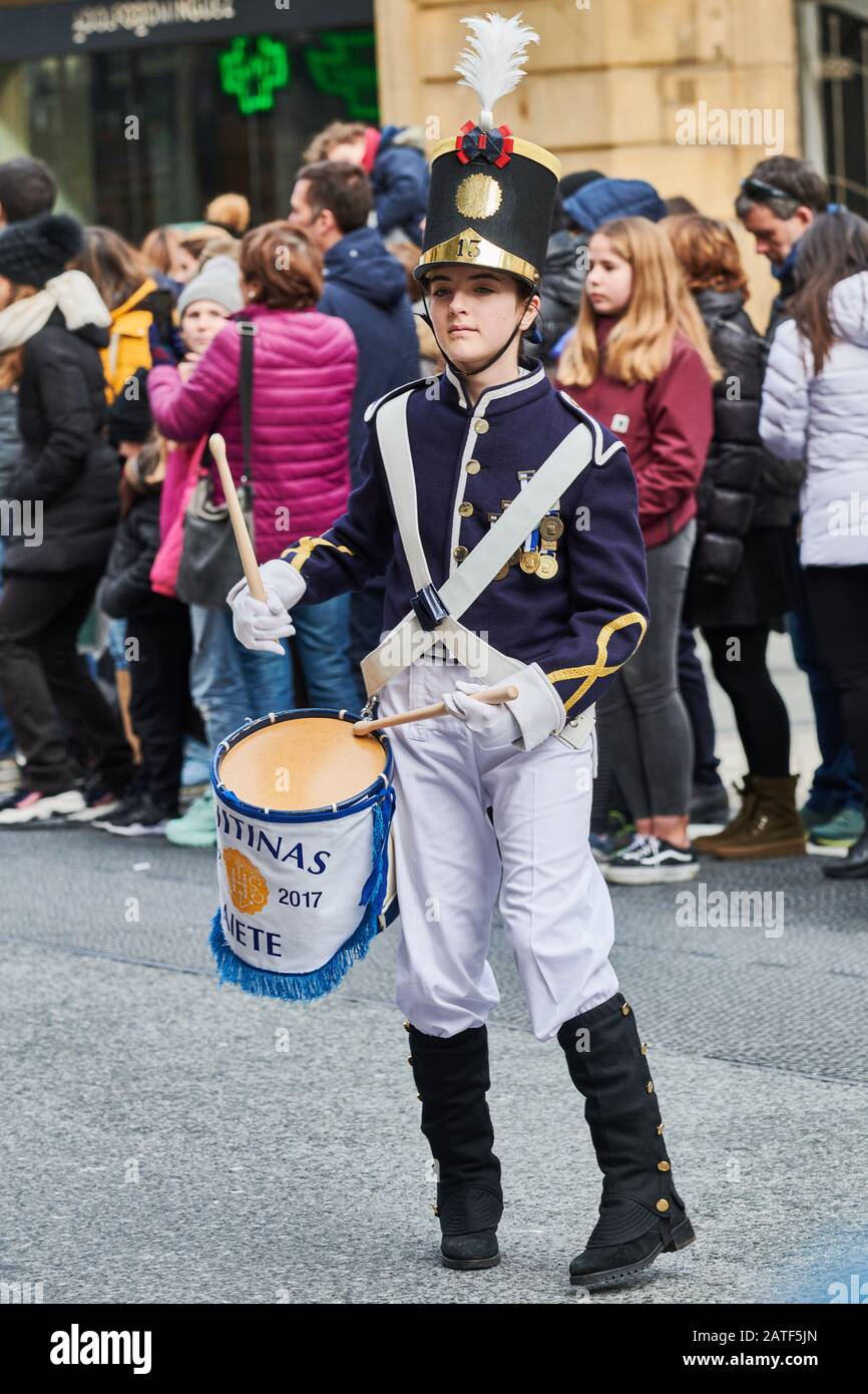 Tamborrada drum festival hi-res stock photography and images - Alamy