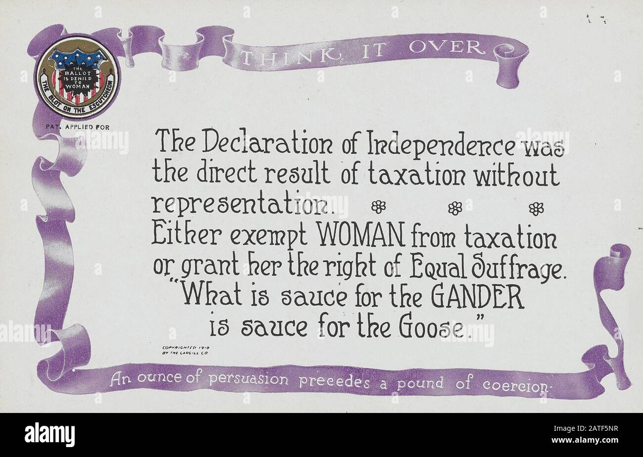 The Declaration of Independence . . . - Women's suffrage in the United ...