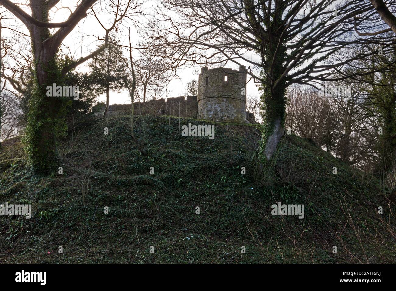 Motte and bailey built by the normans hi-res stock photography and ...