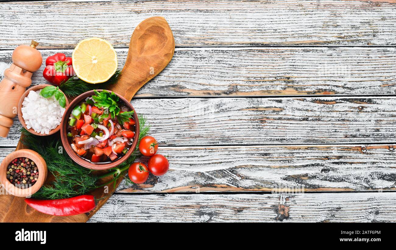 salsa sauce and ingredients. Latin American Mexican Traditional Sauce ...