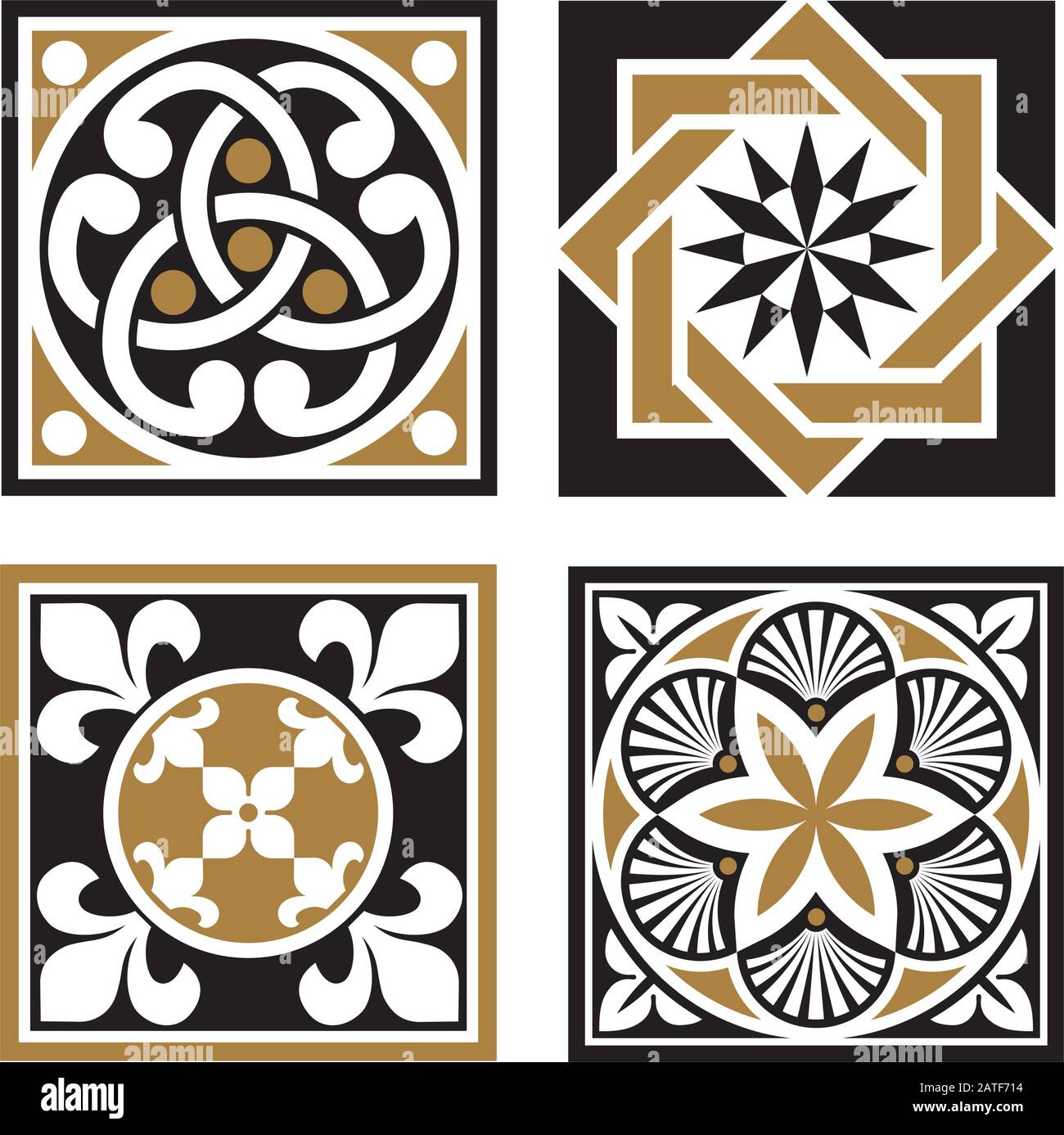 Vintage Ornamental Patterns Stock Vector Image & Art - Alamy