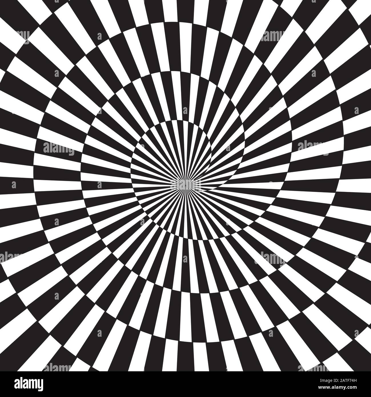 Op Art Spiral Stock Vector Image & Art - Alamy