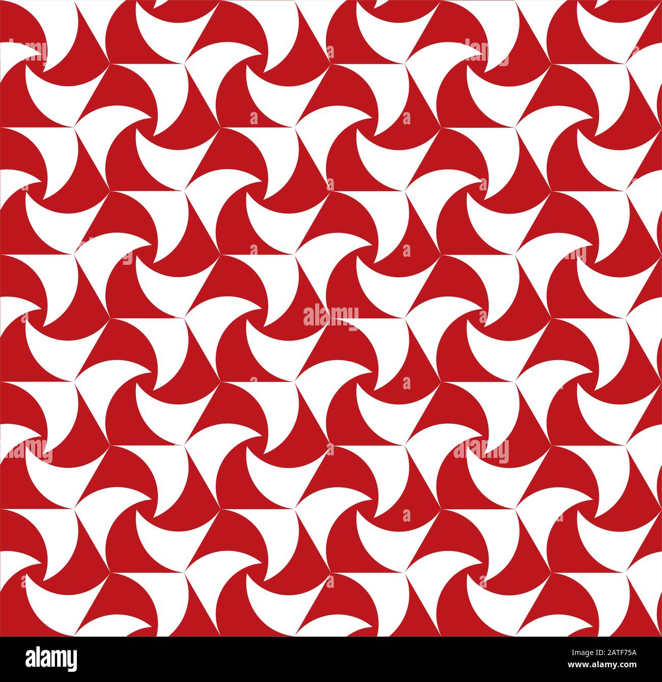 Seamless Op Art Hexagon Spiral Pattern Texture Wallpaper Stock Vector ...