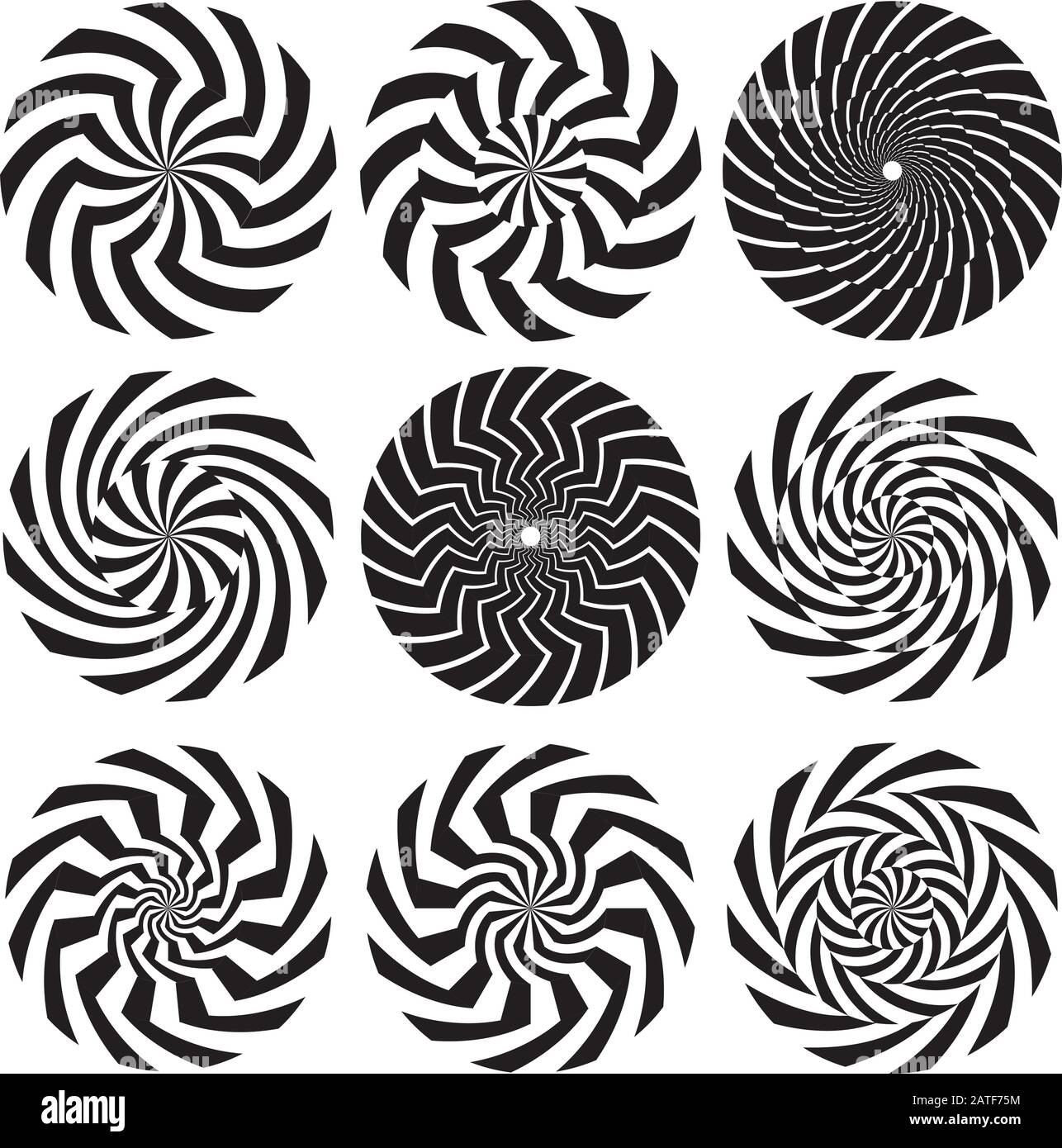 Optical illusion trick art Stock Vector Images - Alamy