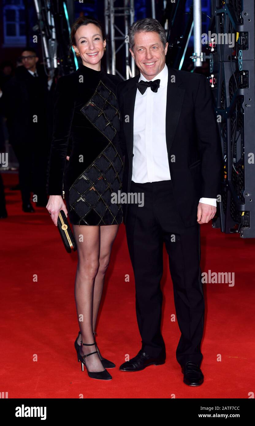 Anna Elisabet Eberstein and Hugh Grant attending the 73rd British ...