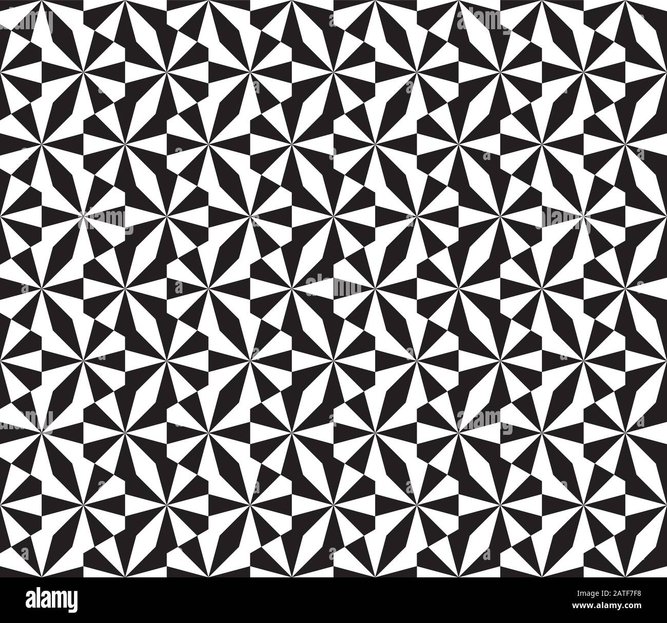 Seamless abstract geometric op art pattern Stock Vector Image & Art - Alamy