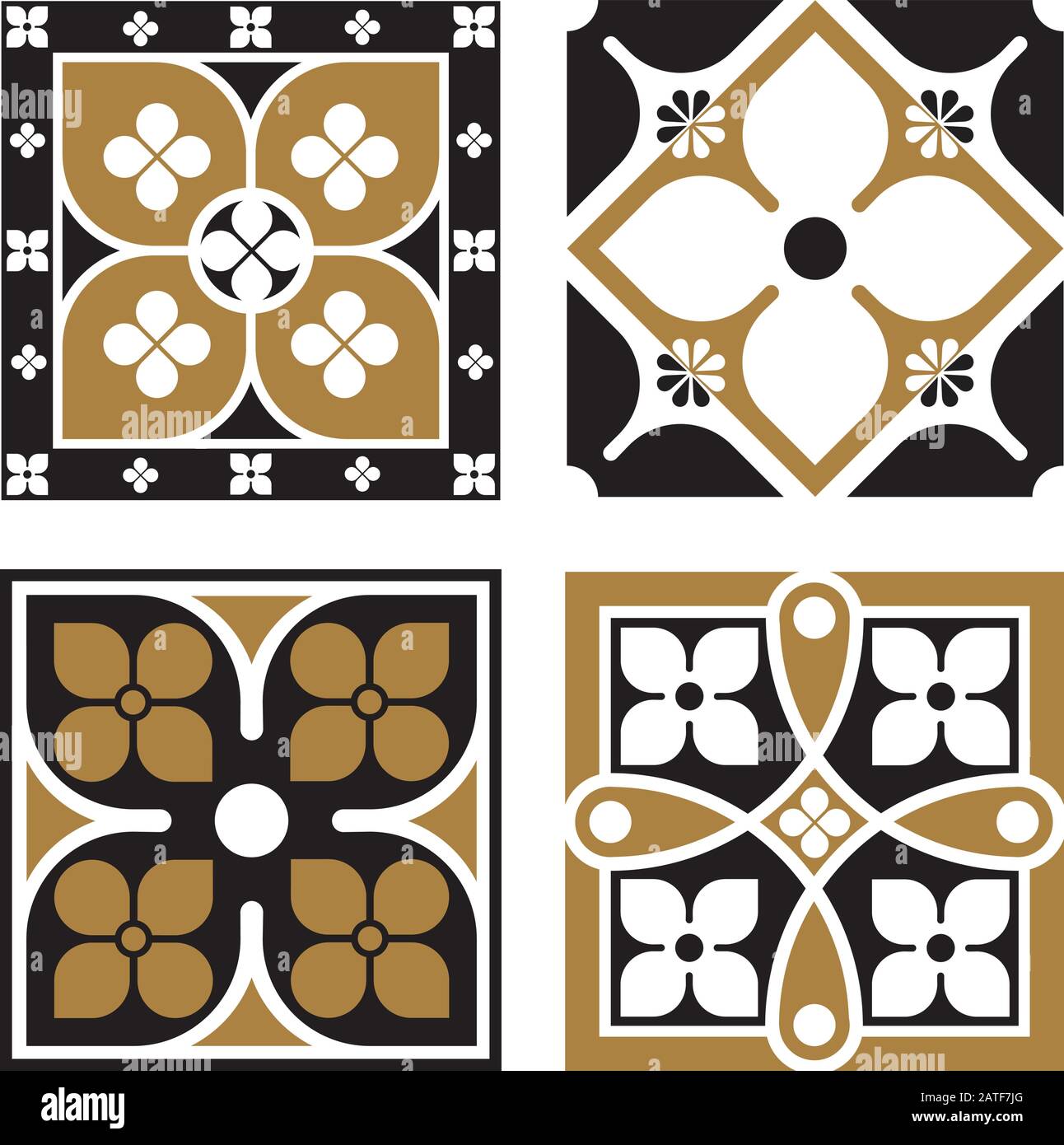 Vintage Ornamental Patterns Stock Vector Image & Art - Alamy