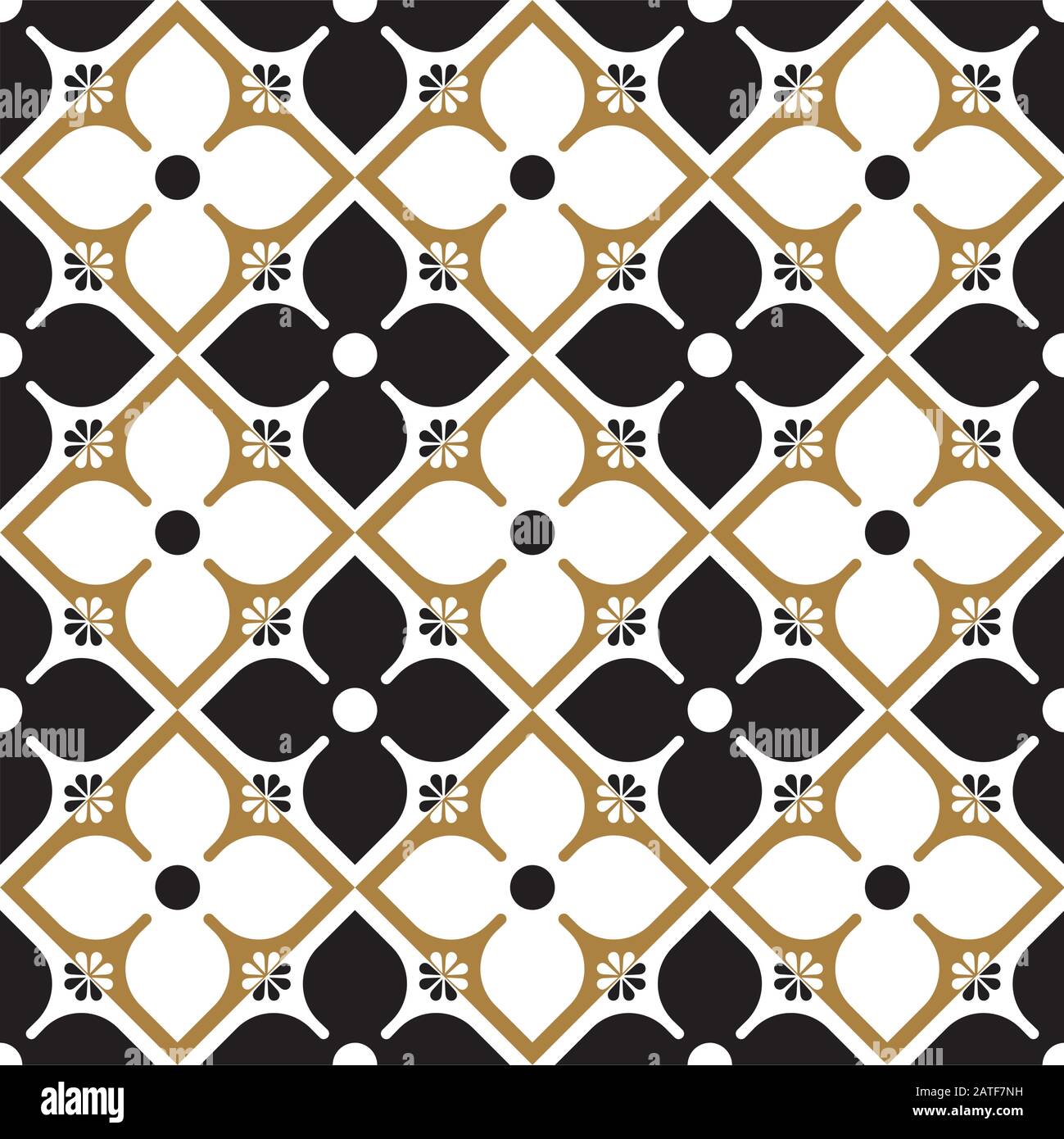 Seamless vintage wallpaper pattern Stock Vector Image & Art - Alamy
