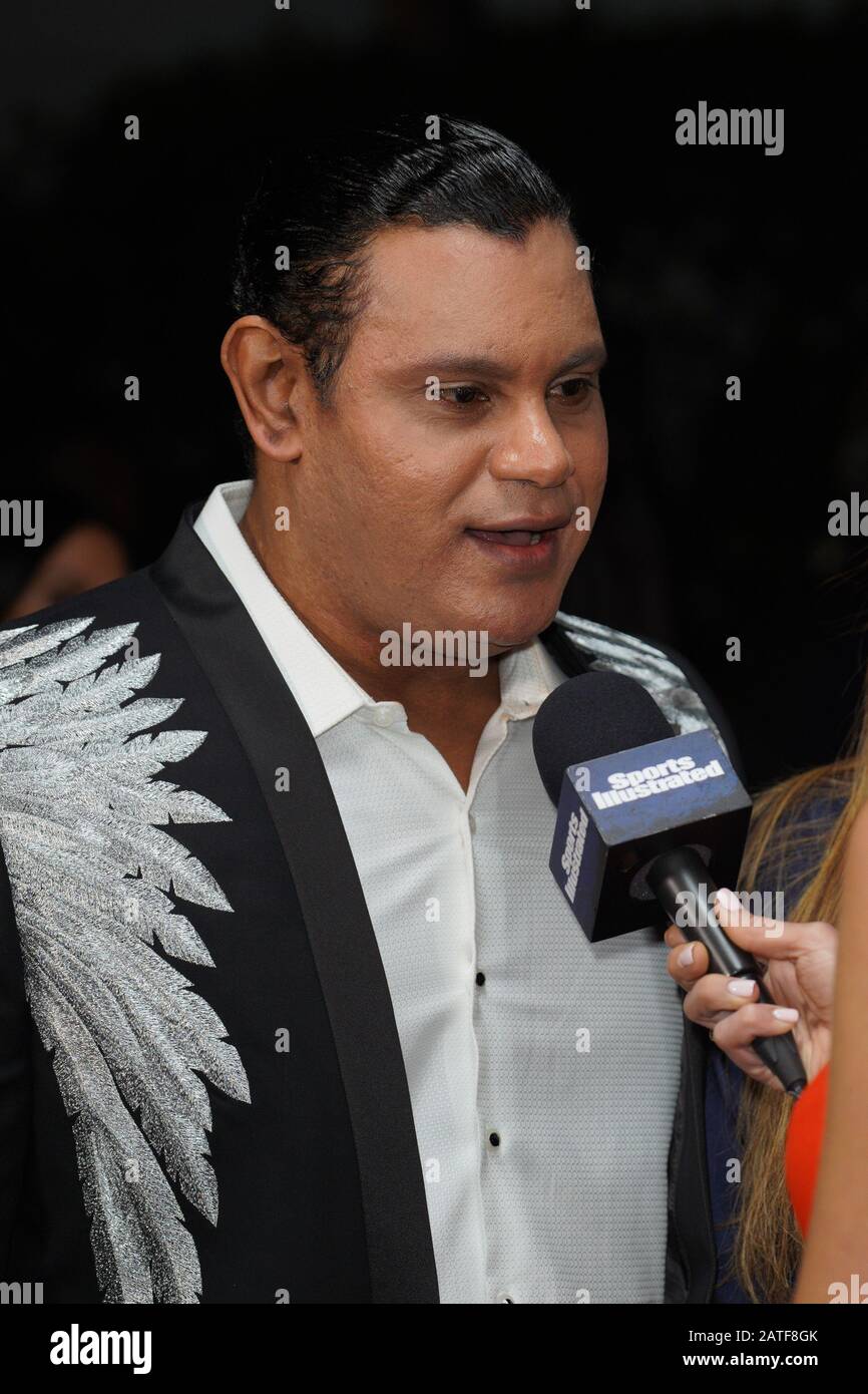 Miami, USA. 01st Feb, 2020. Sammy Sosa at Sports Illustrated The Party ...