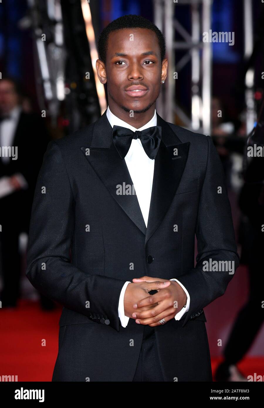 Micheal Ward attending the 73rd British Academy Film Awards held at the ...