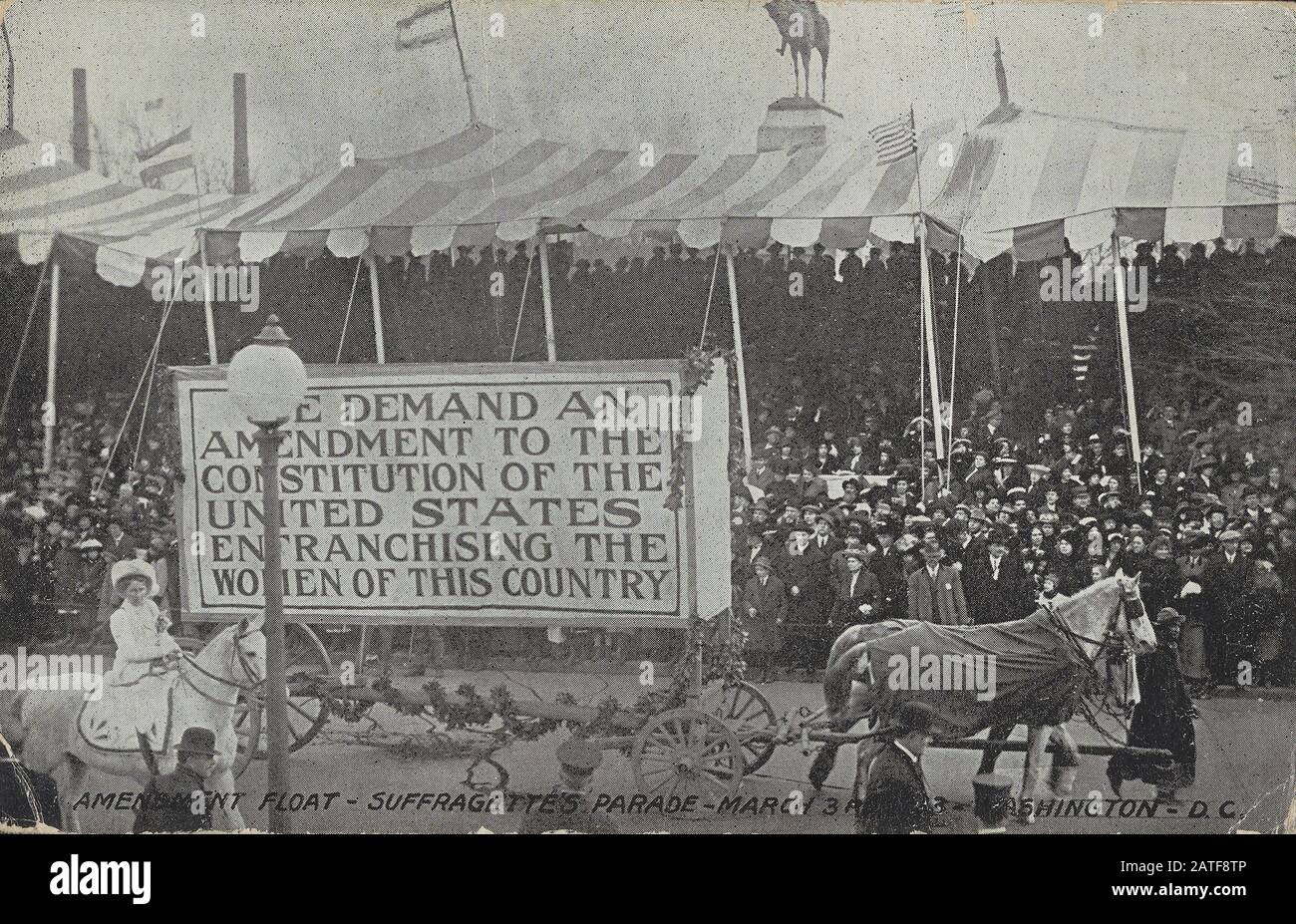 Women suffrage march 1913 hi-res stock photography and images - Alamy