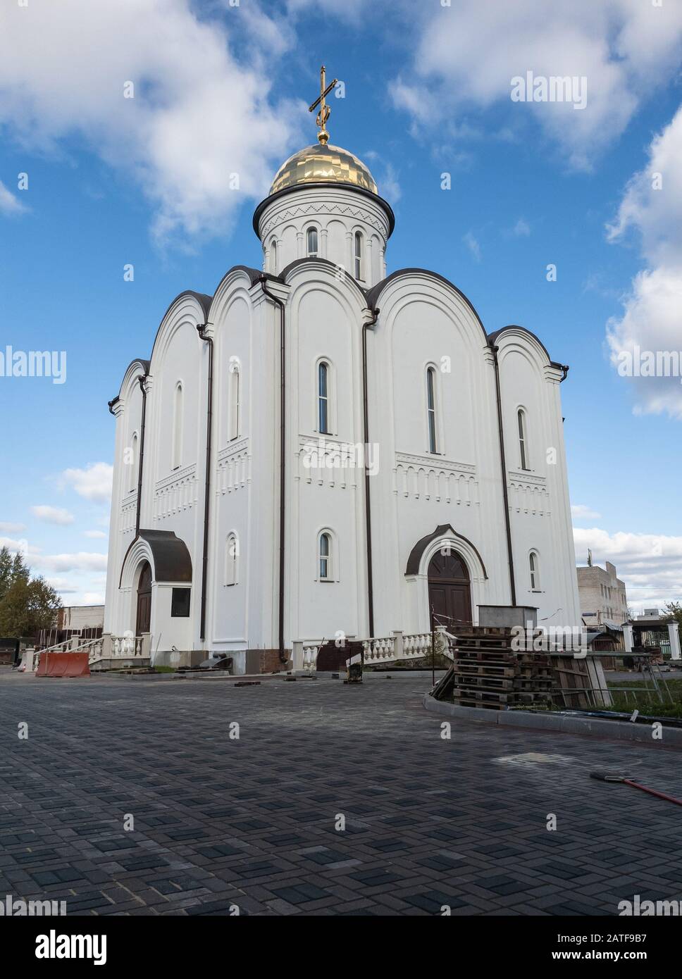 Church of the Holy Right Prince Alexander Nevsky in Zelenograd. Moscow ...