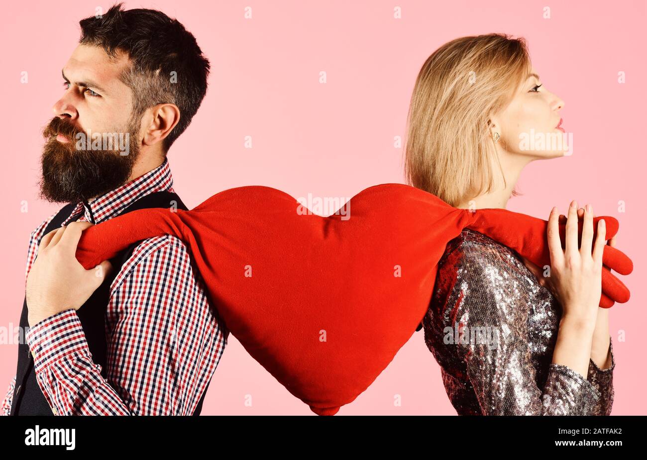 Boyfriend and girlfriend have break. Relationship and valentines day ...