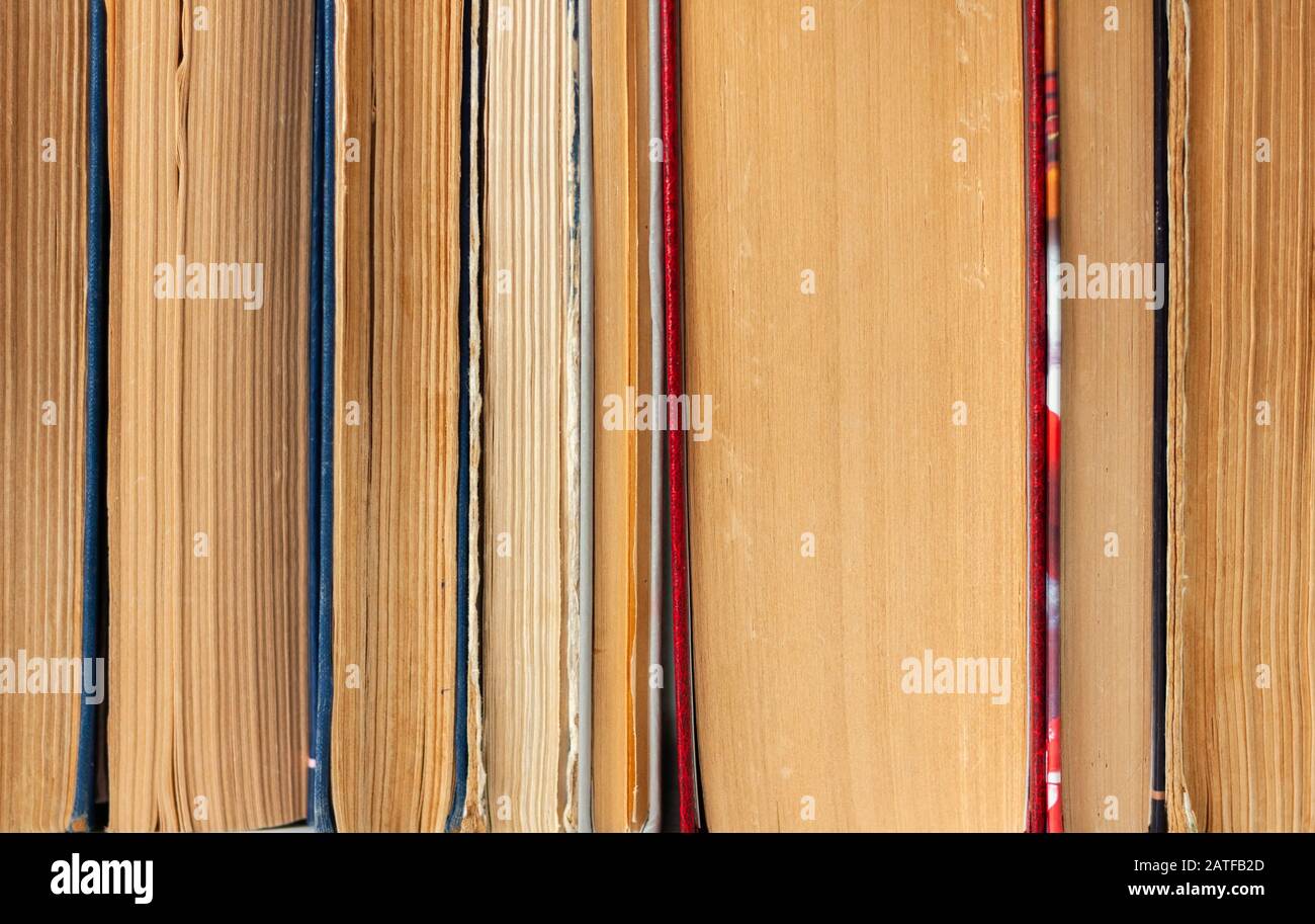Well used school book hi-res stock photography and images - Alamy