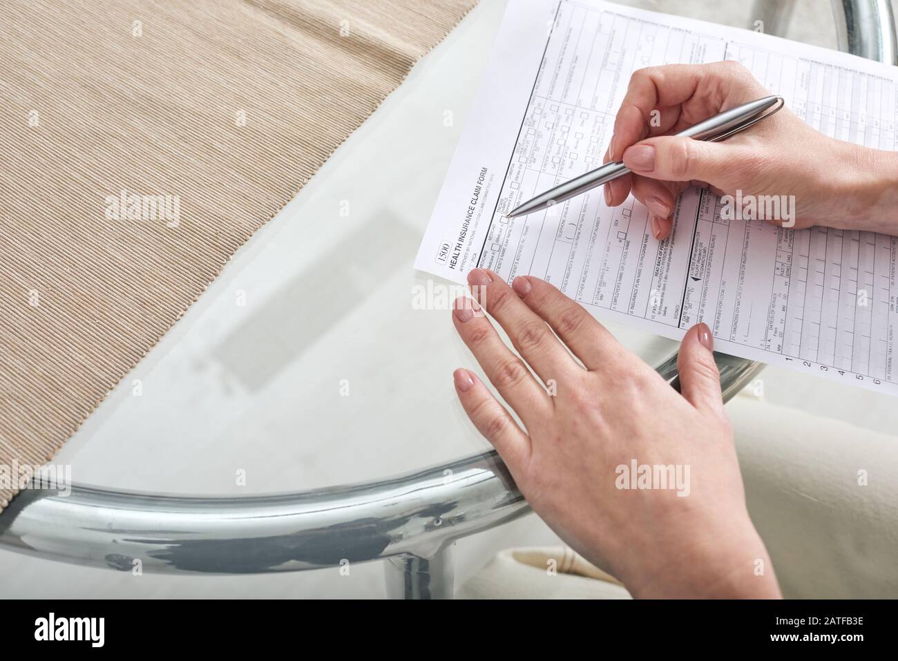 Health insurance claim form hi-res stock photography and images - Alamy