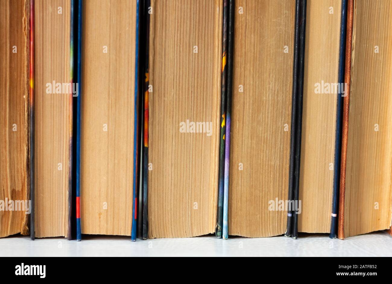 Well Used School Book High Resolution Stock Photography and Images - Alamy