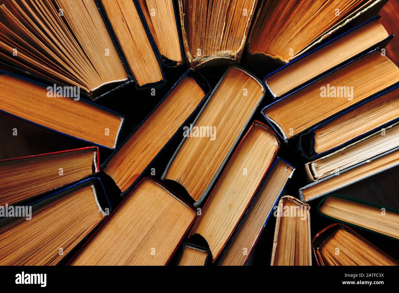 Well used school book hi-res stock photography and images - Alamy