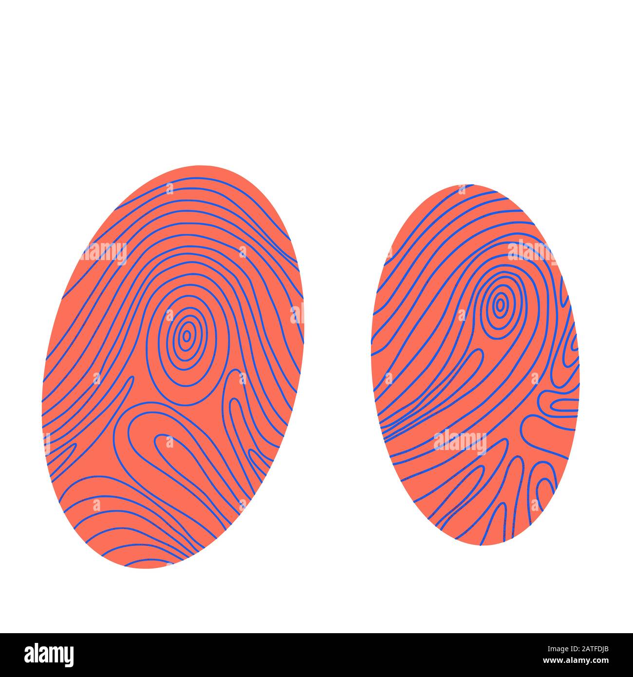 Identification Fingerprints Security For Pass Access Finger Prints Sign Isolatedon White