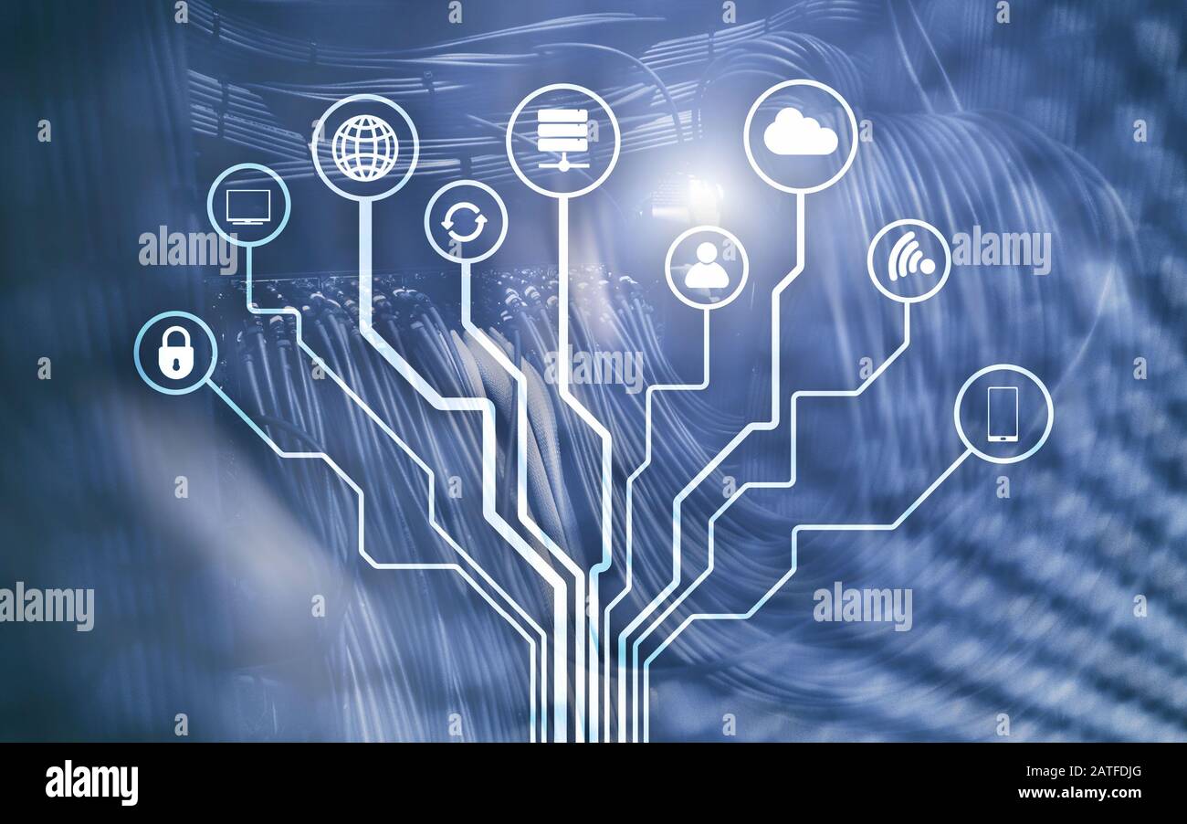 Server Room ICT information communication technology wireless internet ...