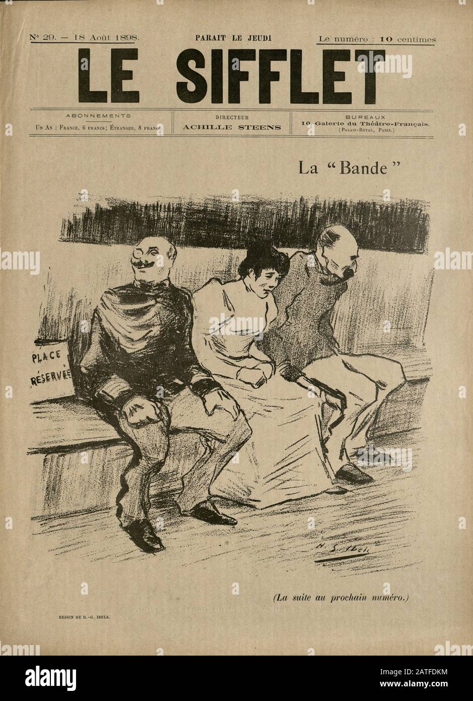 The Dreyfus Affair 1894-1906 - Le Sifflet, August 18, 1898 - French ...