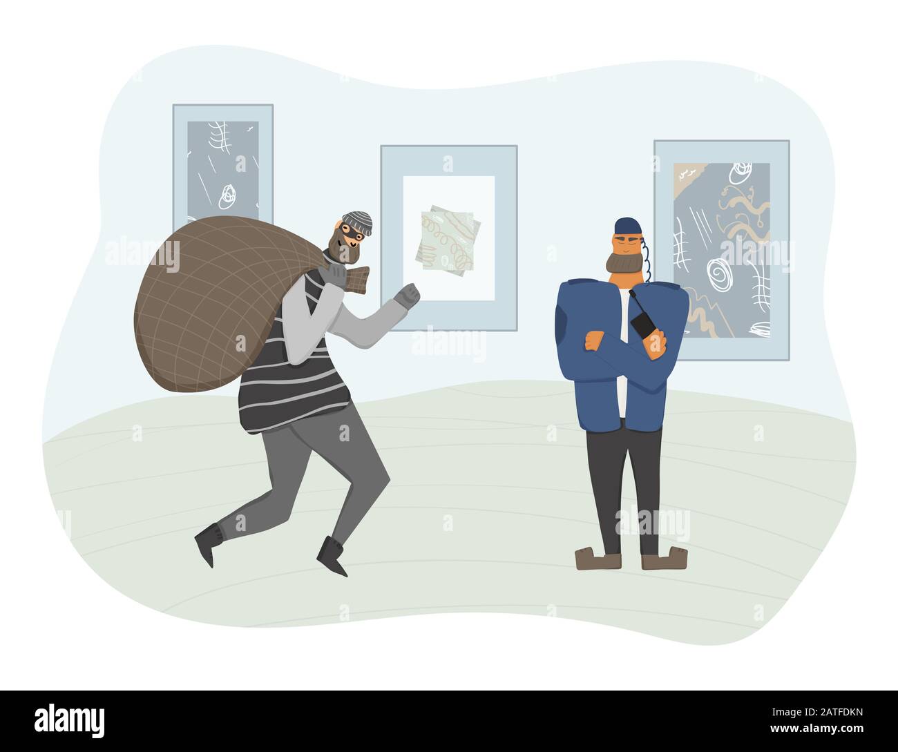 Private museum of modern art Stock Vector Images - Alamy