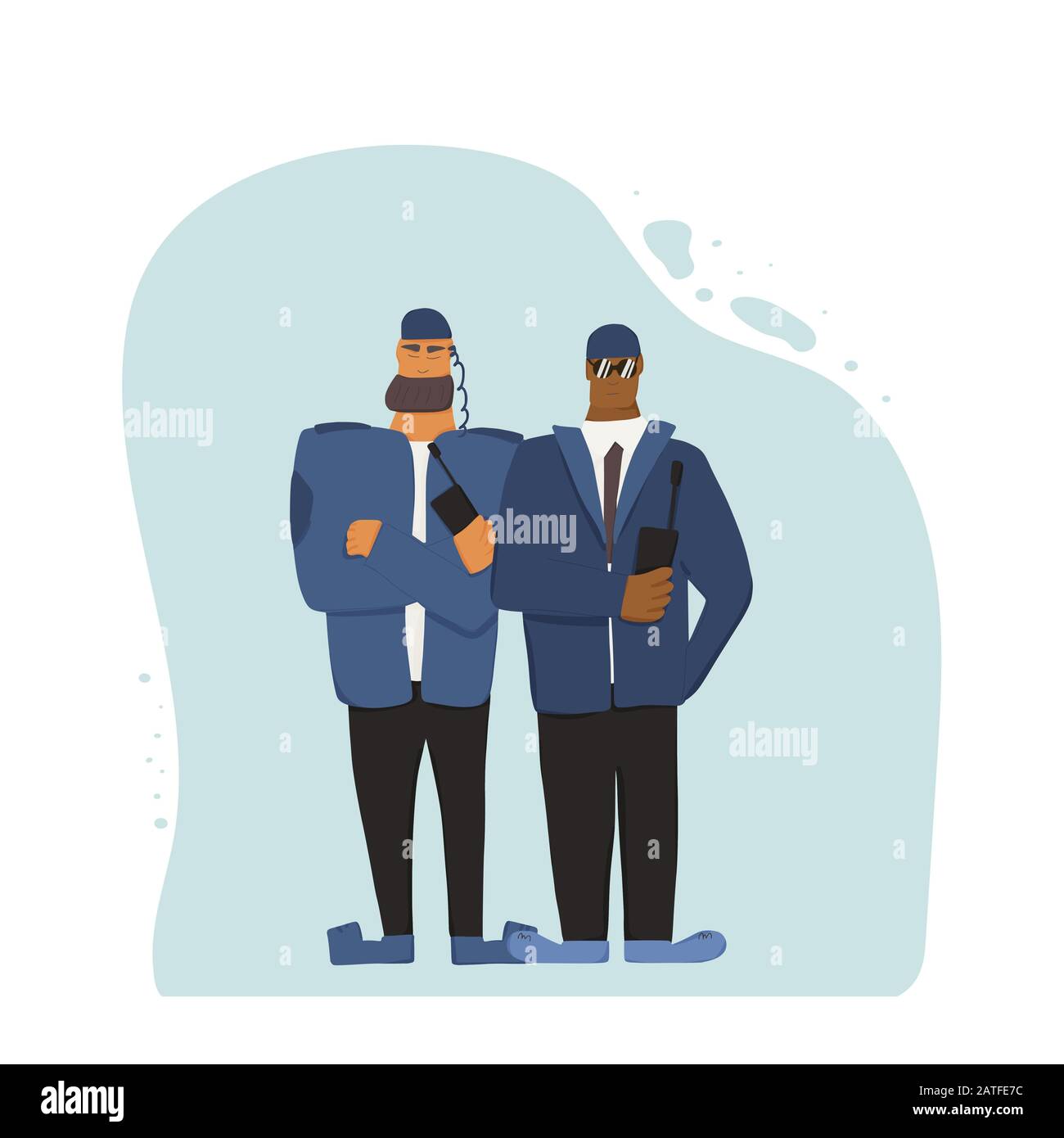 Watchmen uniform Cut Out Stock Images & Pictures - Alamy