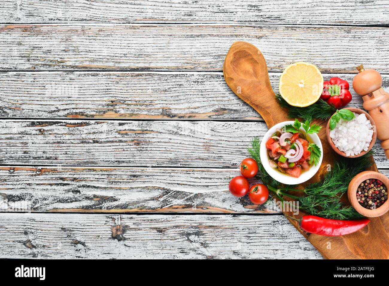 salsa sauce and ingredients. Latin American Mexican Traditional Sauce ...