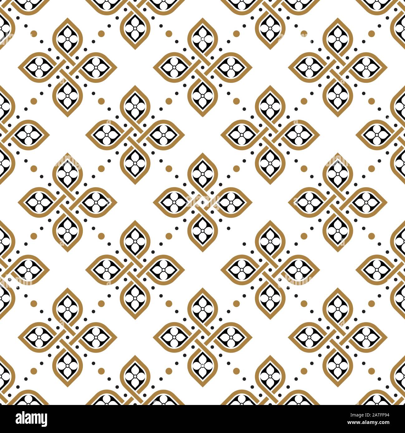 Seamless vintage wallpaper pattern Stock Vector Image & Art - Alamy