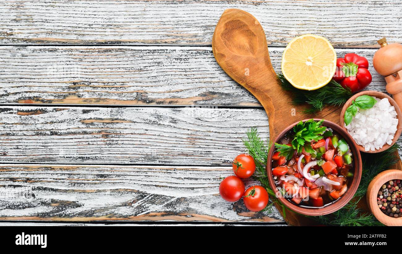 salsa sauce and ingredients. Latin American Mexican Traditional Sauce ...