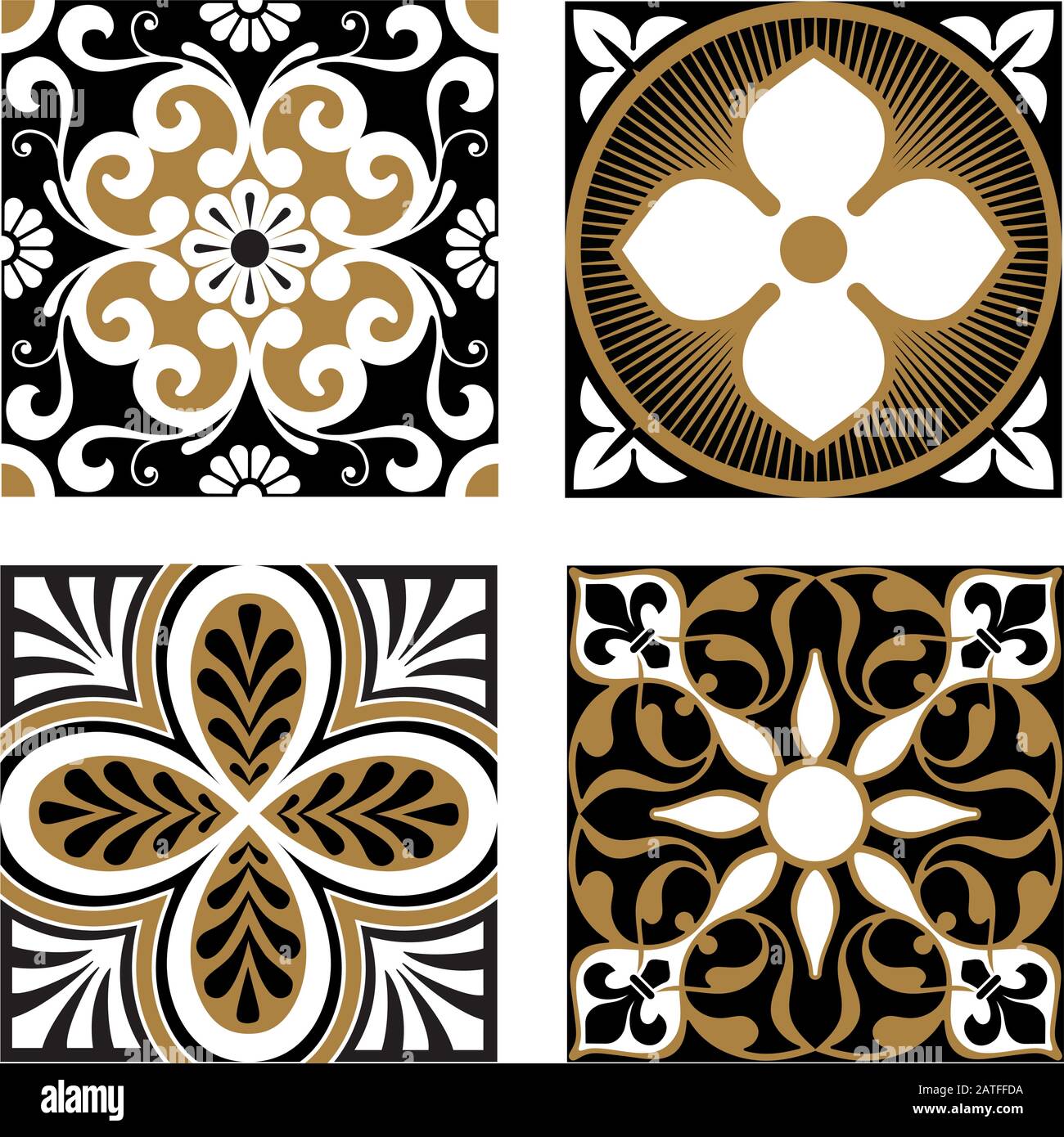 Vintage Ornamental Patterns Stock Vector Image & Art - Alamy