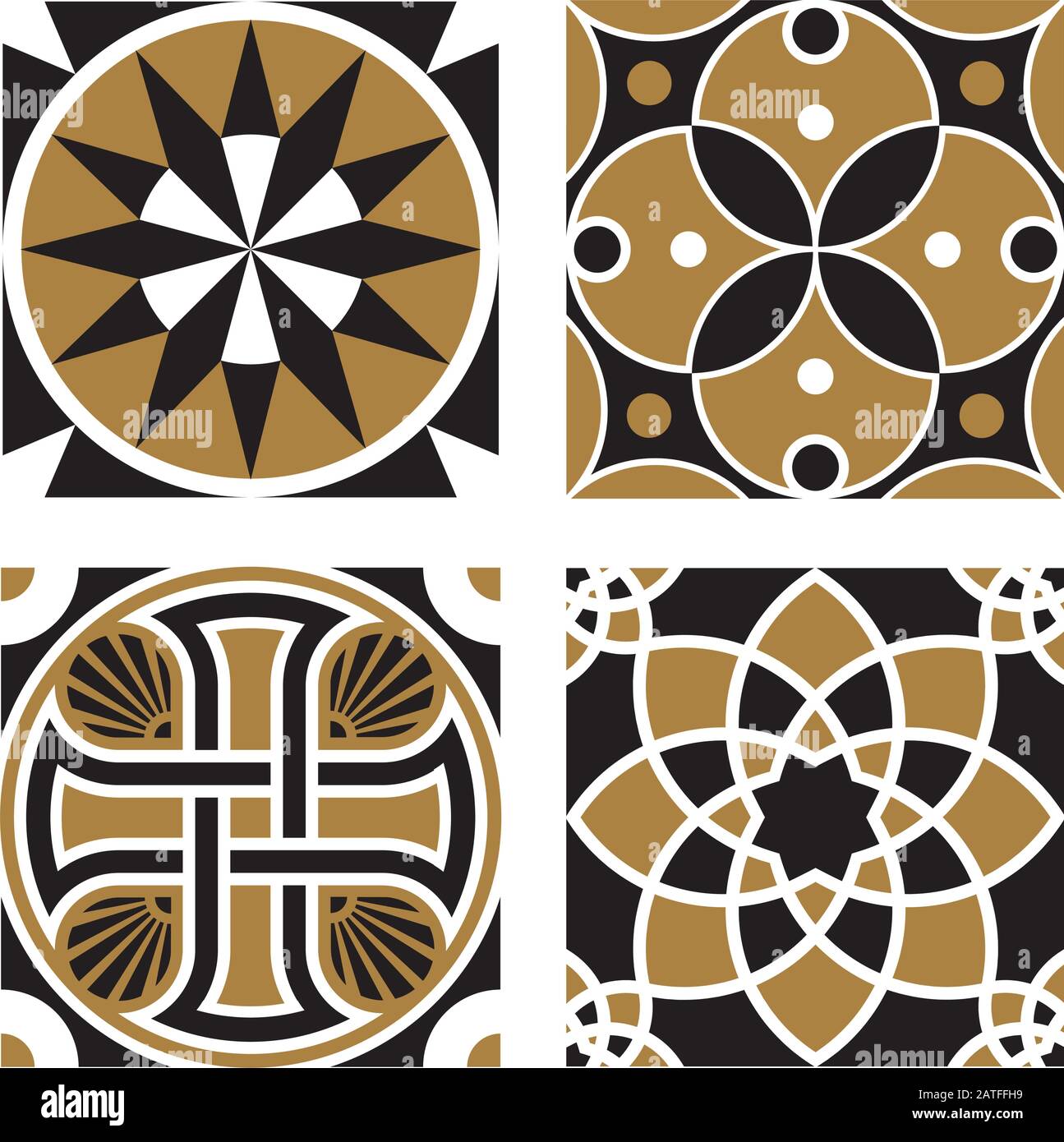 Vintage Ornamental Patterns Stock Vector Image & Art - Alamy