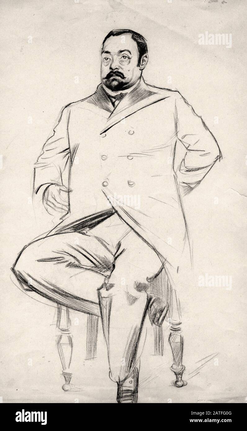 The Dreyfus Affair 1894-1906 - Joseph Reinach - court drawing Stock ...