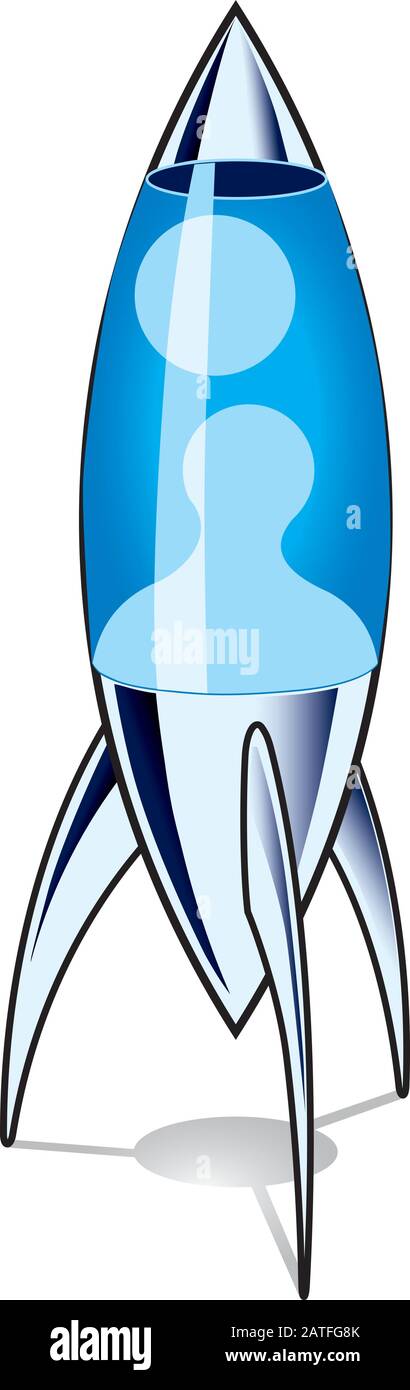 Vector Lava lamp illustration in Comic Book Style Stock Vector Image ...