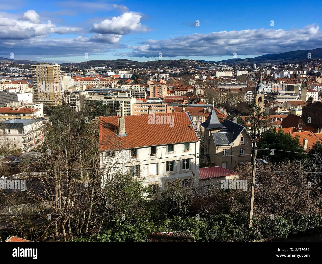 Cityscape, Saint-Etienne, Loire, France Stock Photo - Alamy