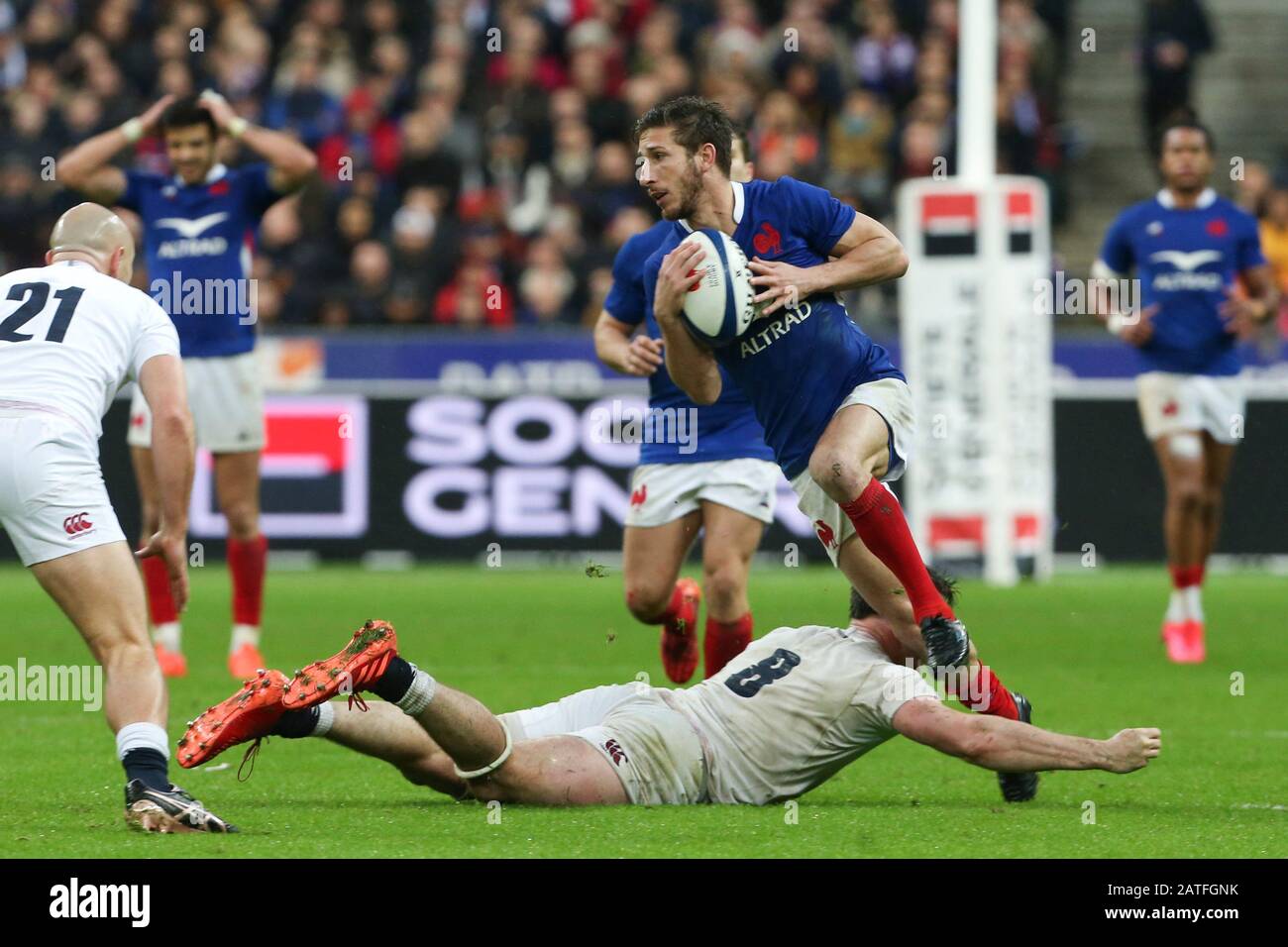 Stade de France, Paris. 2nd Feb, 2020. France, 6-Nations International ...