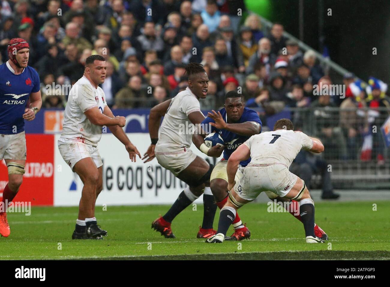 Stade de France, Paris. 2nd Feb, 2020. France, 6-Nations International ...