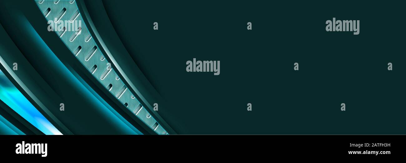 Clean metal simplistic banner design for backgrounds Stock Photo - Alamy