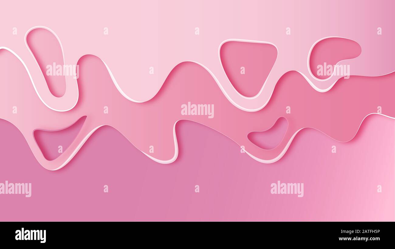 Beautiful creamy pink paper cut out for abstract background and ...