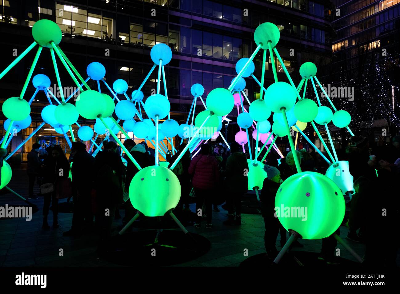 Winter lights festival art installation hi-res stock photography and ...