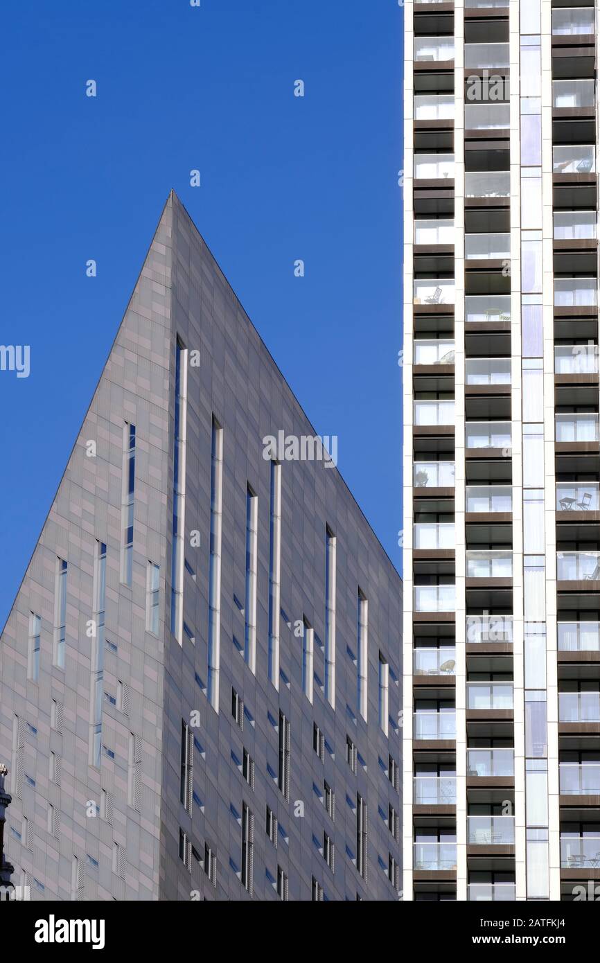 Modern architecture, City Road, London, United Kingdom Stock Photo - Alamy