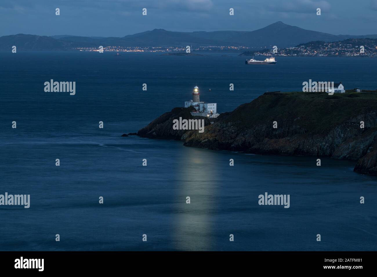The Baily Lighthouse, Howth. co. Dublin, Baily Lighthouse on Howth ...