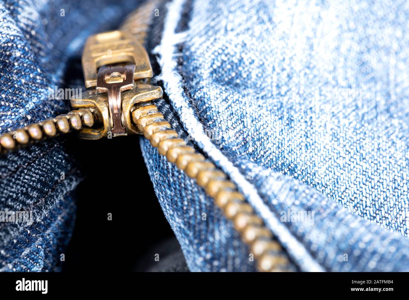 Zipper zip denim jeans background hi-res stock photography and images ...