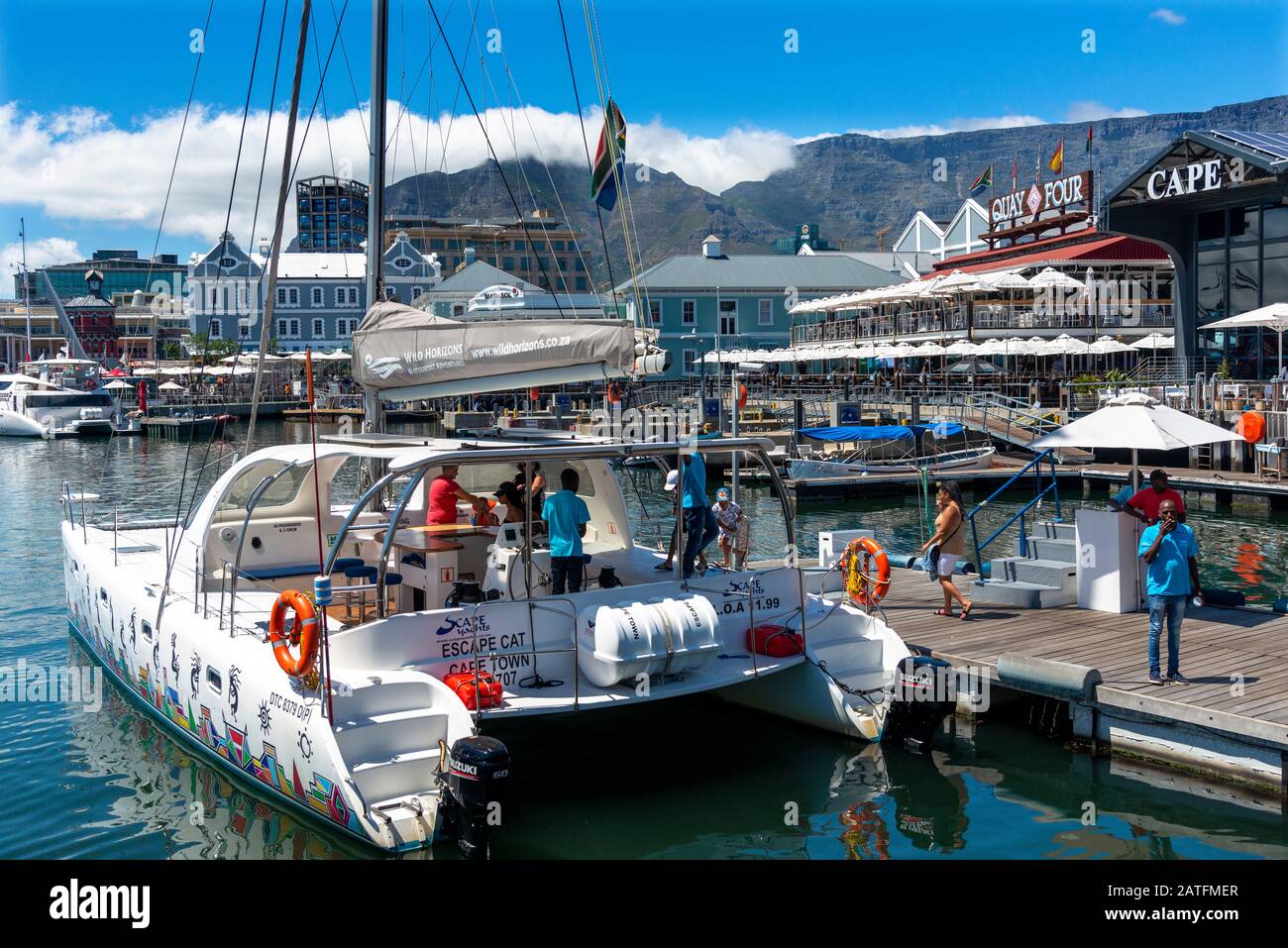Victoria and Albert Waterfront (V&A Waterfront) Cape Town, South Africa ...
