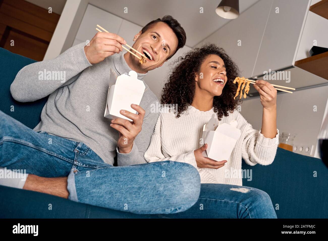 Mixed chinese family sofa hi-res stock photography and images - Alamy